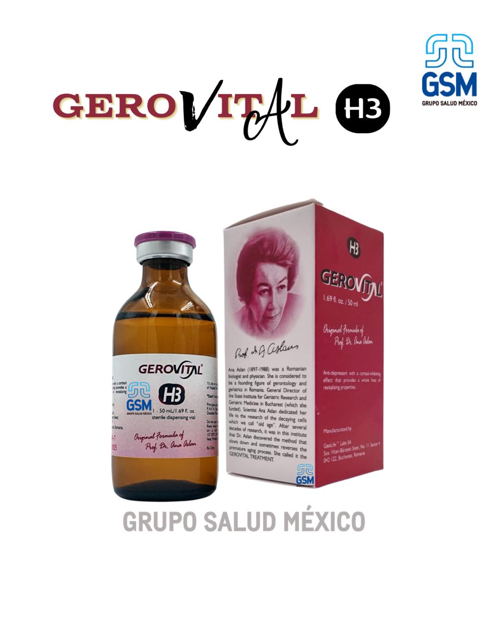 GEROVITAL H3 – Suplementos Nutricionales En México